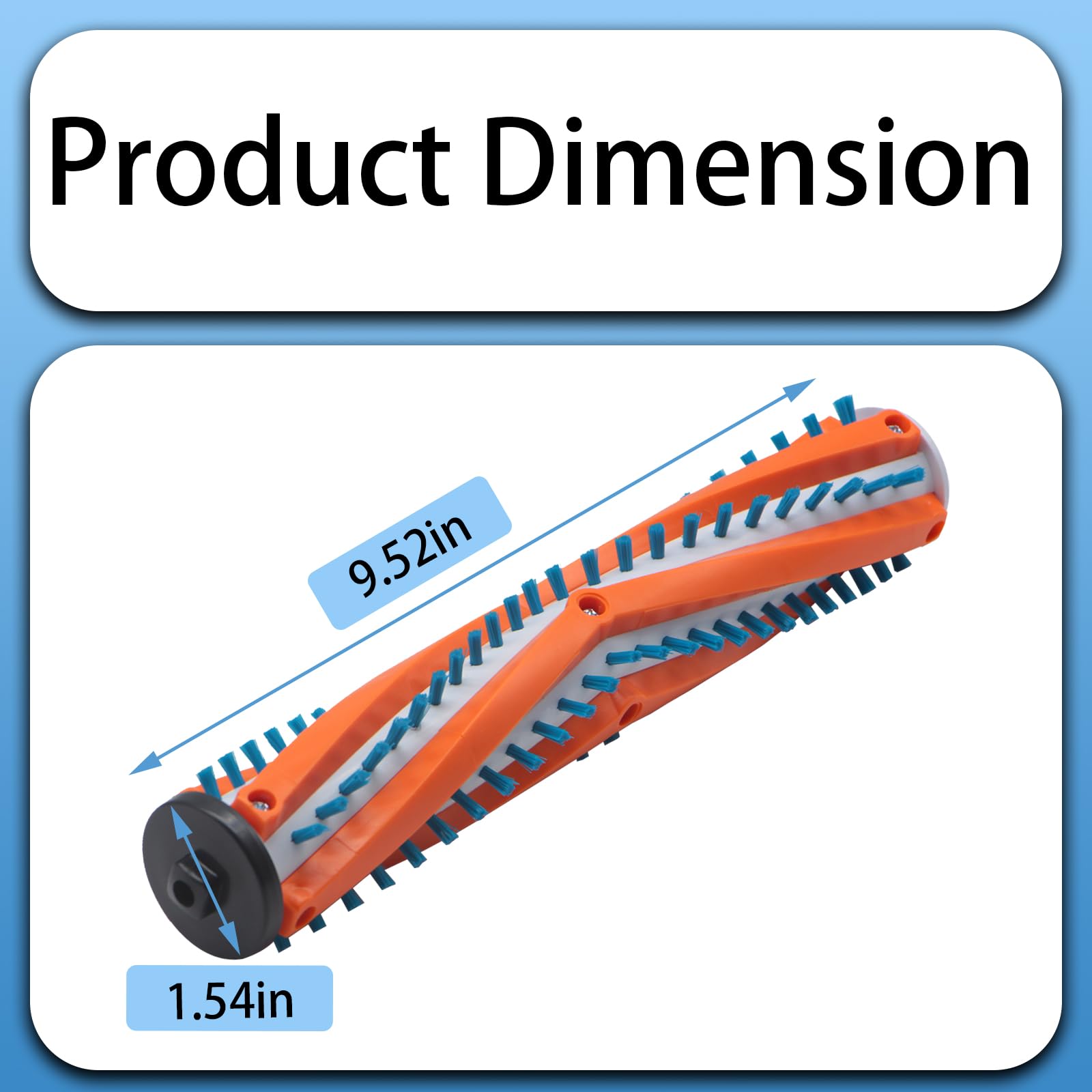 Aolleteau 1 Pack Brush Roller Compatible with Black + Decker BSV2020, BSV2020P, BSV2020G Powerseries Extreme Cordless Stick Vacuum