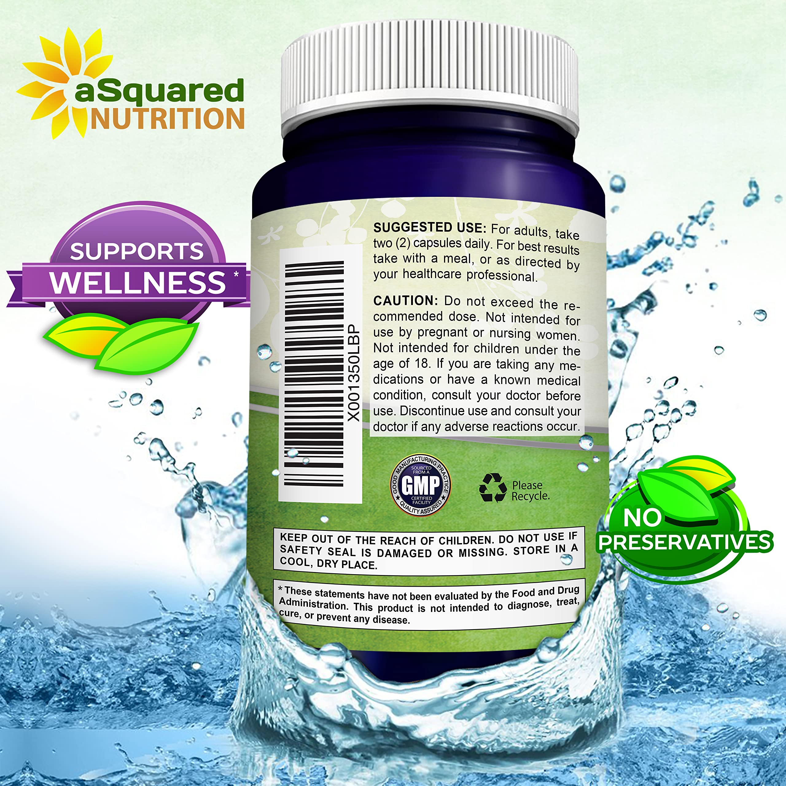 100% Natural Resveratrol - 1000mg Per Serving Max Strength (180 Capsules) Antioxidant Supplement, Trans-Resveratrol Pills for Heart Health & Pure, Polyphenols