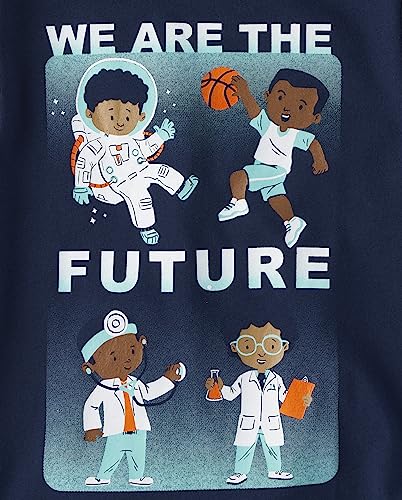 The Children's Place Baby-Boys And Toddler Boys Long Sleeve Graphic T-shirt Future Boys 3T