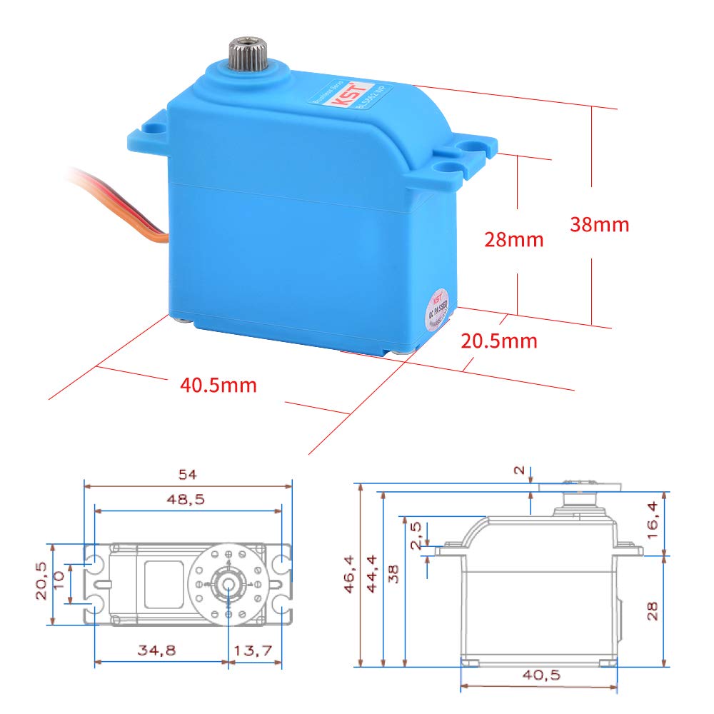 KST BLS662 V2.0 Brushless Servo for RC Car Boat