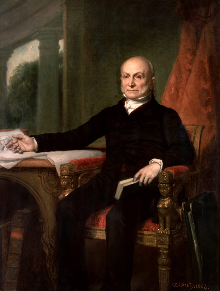 ArtDirect John Quincy Adams (1858) 15x20 UnFramed Museum Art Print Poster Ready for Framing by George Peter Alexander Healy (American, 1813-1894)