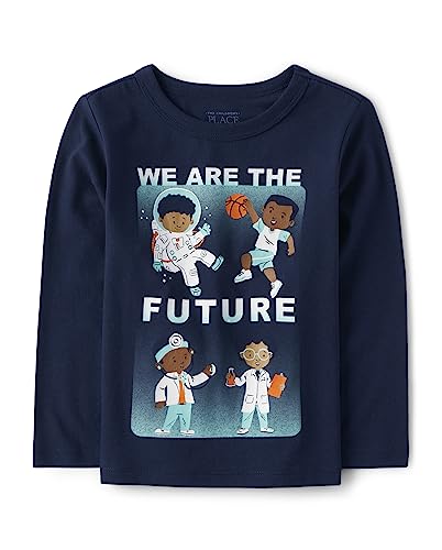 The Children's Place Baby-Boys And Toddler Boys Long Sleeve Graphic T-shirt Future Boys 3T
