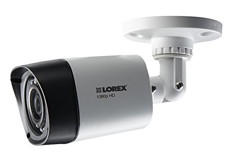 Lorex LBV2521B High Definition 1080p 2MP Weatherproof Night Vision Security Camera (White)