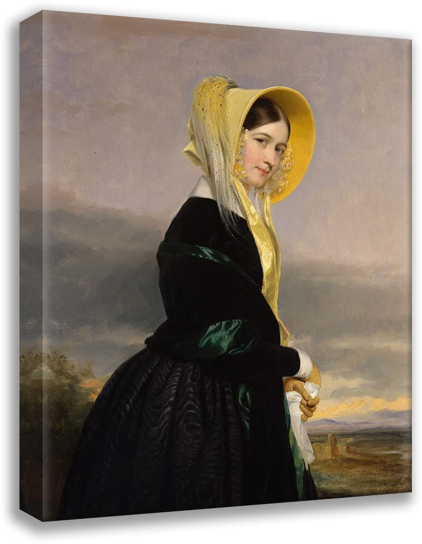 ArtDirect George Peter Alexander Healy 15x18 Gallery Wrapped Canvas Museum Art Print Titled: Euphemia White Van Rensselaer (1842)