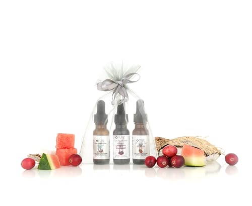 Pure Inventions - Mini Electrolyte Support Bundle Trio - Lemon Lime, Watermelon, Coconut Water - 12 Servings Each - Wellness Drops for Immunity, Wellness, & Hydration - includes Travel Bag