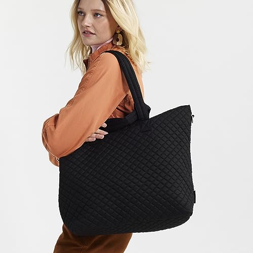 Vera Bradley Cotton Slouchy Tote Bag, Black