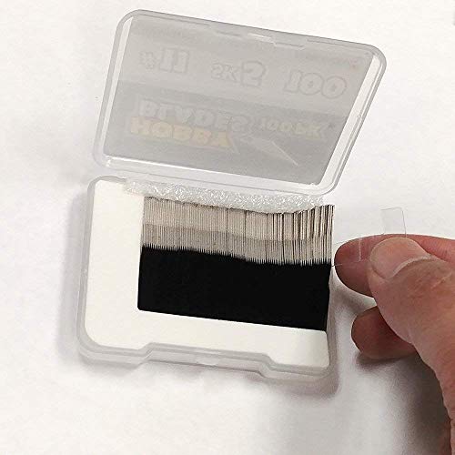 #11 Hobby Blades - Precision Cut SK5 Carbon Steel for Art and Craft - 100 Pack