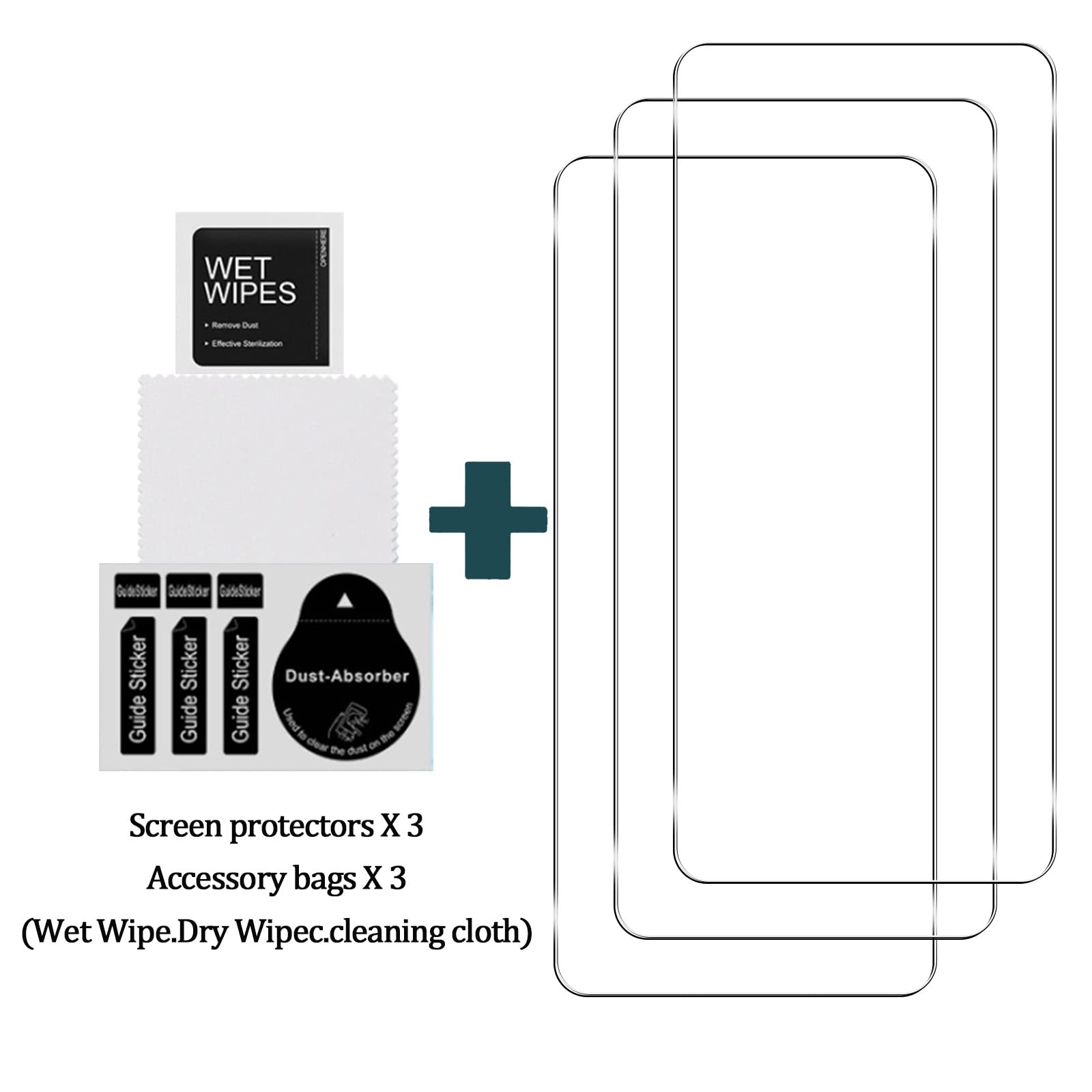 LCTONG (3 Pack) Screen Protector for DOOGEE V20 (2022)- Bubble Free- Scratch Resistant- Easy to Install, 9H Hardness Tempered Glass Screen Protector Compatible DOOGEE V20 (2022)