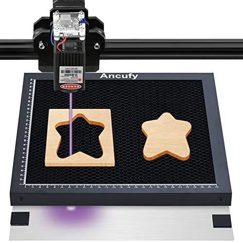 Simhevn Honeycomb Working Table (11.81'' x 11.81''), Laser Cutting Honeycomb Laser Bed for CO2 or Diode Laser Engraver Cutting Machine, Laser Engraver Accessories, Smooth Edge Cutting (300x300mm)