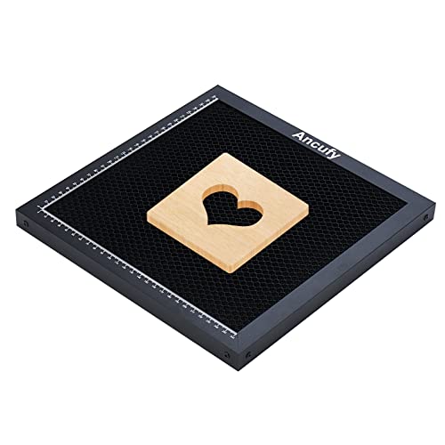 Simhevn Honeycomb Working Table (11.81'' x 11.81''), Laser Cutting Honeycomb Laser Bed for CO2 or Diode Laser Engraver Cutting Machine, Laser Engraver Accessories, Smooth Edge Cutting (300x300mm)