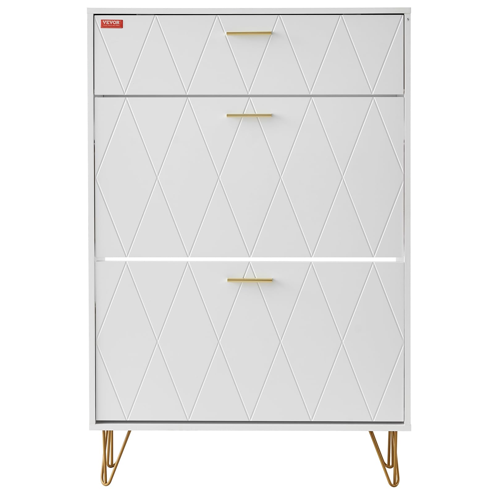 VEVOR Shoe Storage Cabinet for Entryway, 31.5" D x 9.4" W x 47.3" H, Wood