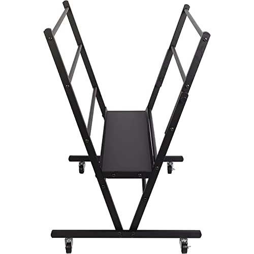 Metal Art Large Print Rack 36.6"x25.6"x35.4" Movable Arts Crafts Drying Print Racks with Castors Artist Storage and Display Rack Stand for Display of Canvas, Prints, Panels, Posters, Art Gallery