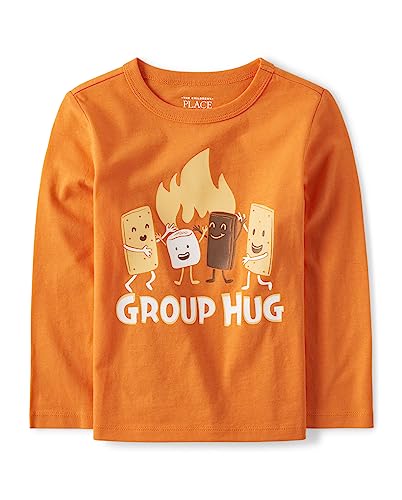 The Children's Place Baby-Boys And Toddler Boys Long Sleeve Graphic T-shirt S'mores 5T