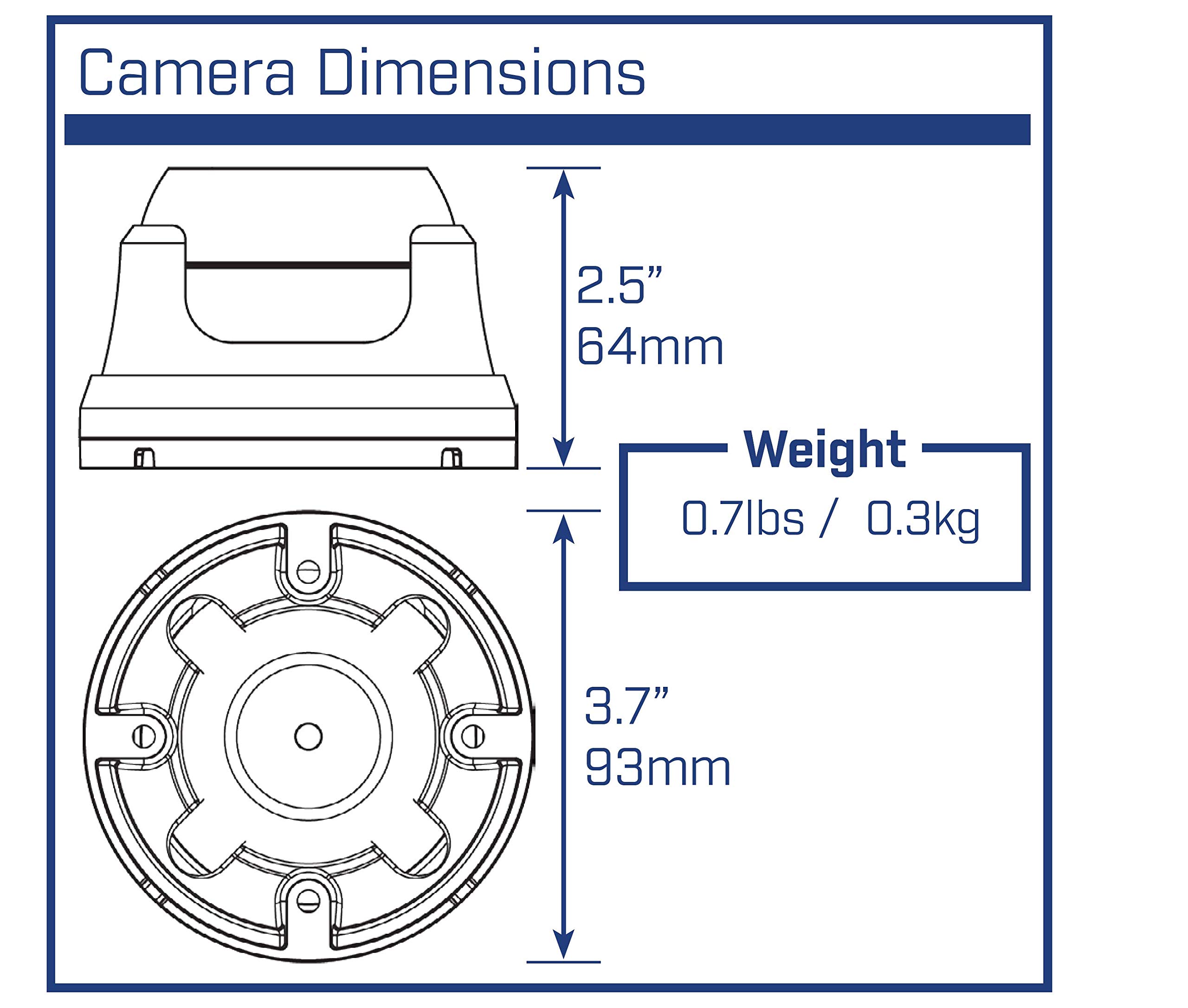 FLIR Digimerge ME363 Outdoor 4-in-1 Security Dome Camera, 4MP Quad HD Fixed MPX, 3.6mm, 80ft Night Vision, Works with HD-CVI/HD-TVI/AHD/Lorex, Flir MPX DVR, White (Camera Only)