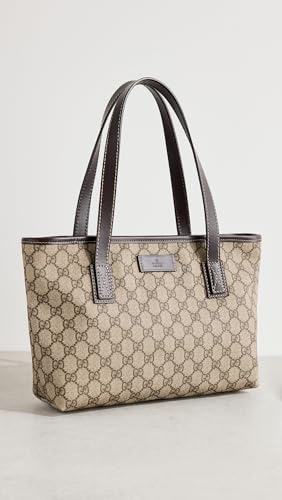 Gucci Women's Pre-Loved Gucci Signature Small Tote, GG Supreme, Neutral, Brown, Print, One Size
