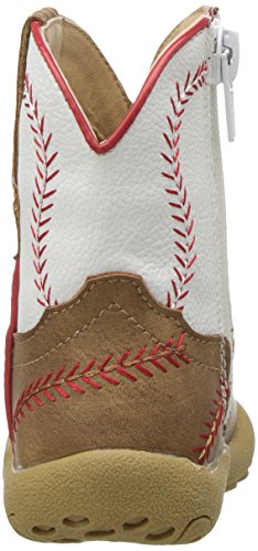 Roper Infants Cowbabies Roper Baseball Boot, Tan, 4