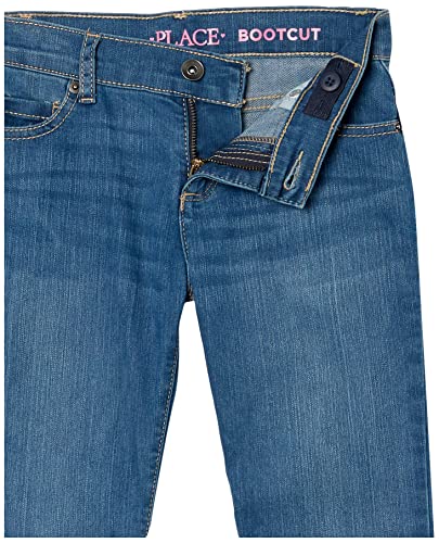 The Children's Place girls Basic Bootcut Jeans, Md Lara Wash Single, 6 US