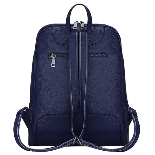 S-ZONE Women Genuine Leather Backpack Purse Travel Handbag College Medium