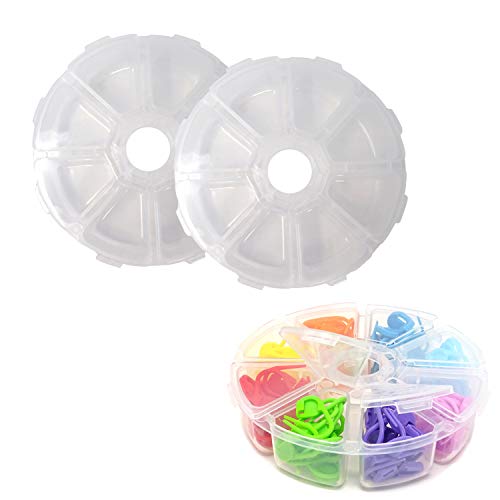 Honbay 2PCS Plastic Storage Organizer Containers Jewelry Box Fishing Box Pill Box