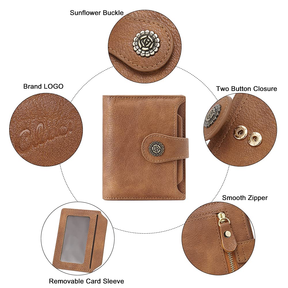 CLUCI Womens Backpack+ Small Wallet
