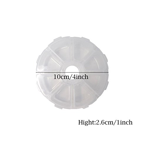 Honbay 2PCS Plastic Storage Organizer Containers Jewelry Box Fishing Box Pill Box