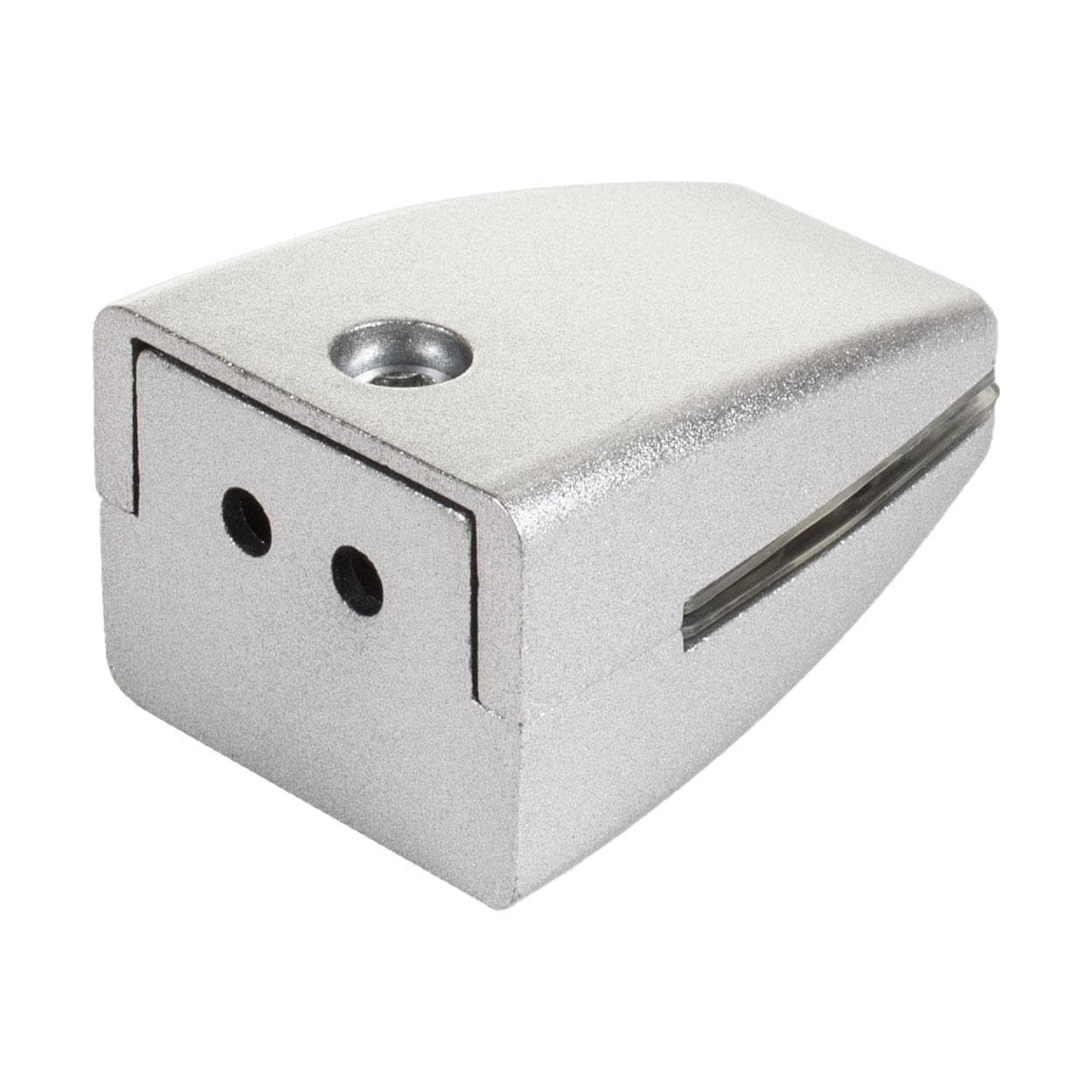 Aluminum Desk Partition Clamp for 1/8" to 1" Thick Panels (Pack of 2)