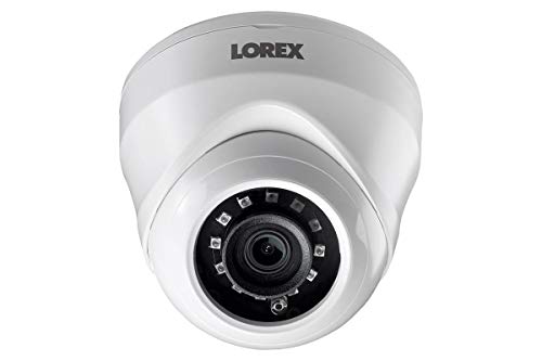 Lorex LAE221 Indoor/Outdoor 1080p HD Analog MPX Security Dome Camera, 3.6mm, 130ft IR Night Vision, Works with Lorex MPX DVR, Camera Only, White,2PK (M.) (Renewed)