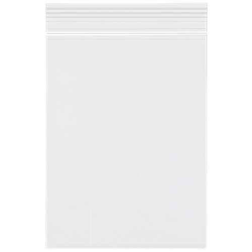 3''x 4'', (Pack of 200) Small Clear Poly Zipper Bags Reclosable Zipper lock Storage Plastic Bags for Jewelry, Gift Card, Halloween Candy