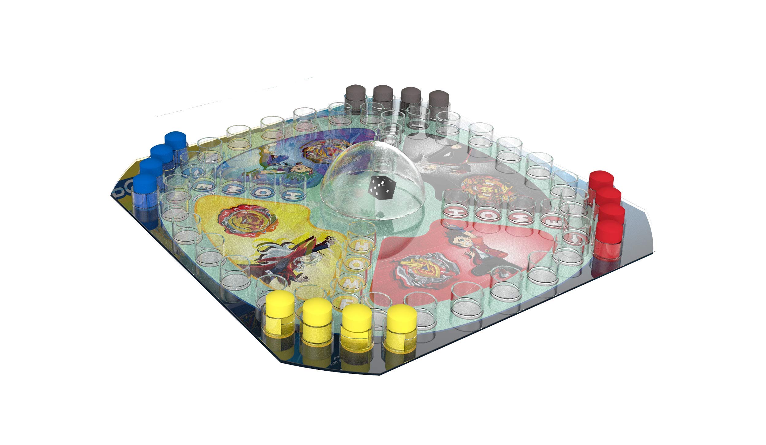 Beyblade Burst Pop 'N' Race - Race to The Finish with Classic Gameplay and Self-Contained Die Popper by Pressman
