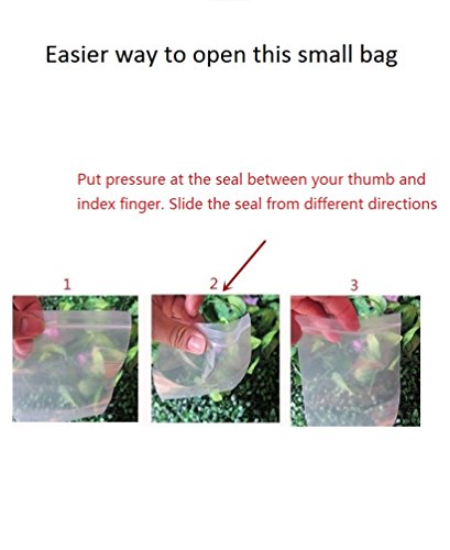 3''x 4'', (Pack of 200) Small Clear Poly Zipper Bags Reclosable Zipper lock Storage Plastic Bags for Jewelry, Gift Card, Halloween Candy