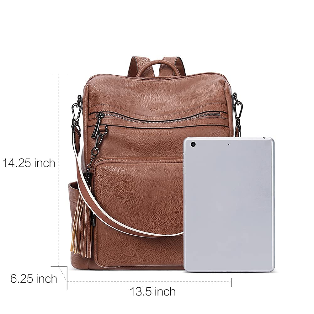 CLUCI Backpack Purse Bundles with Women Wallet