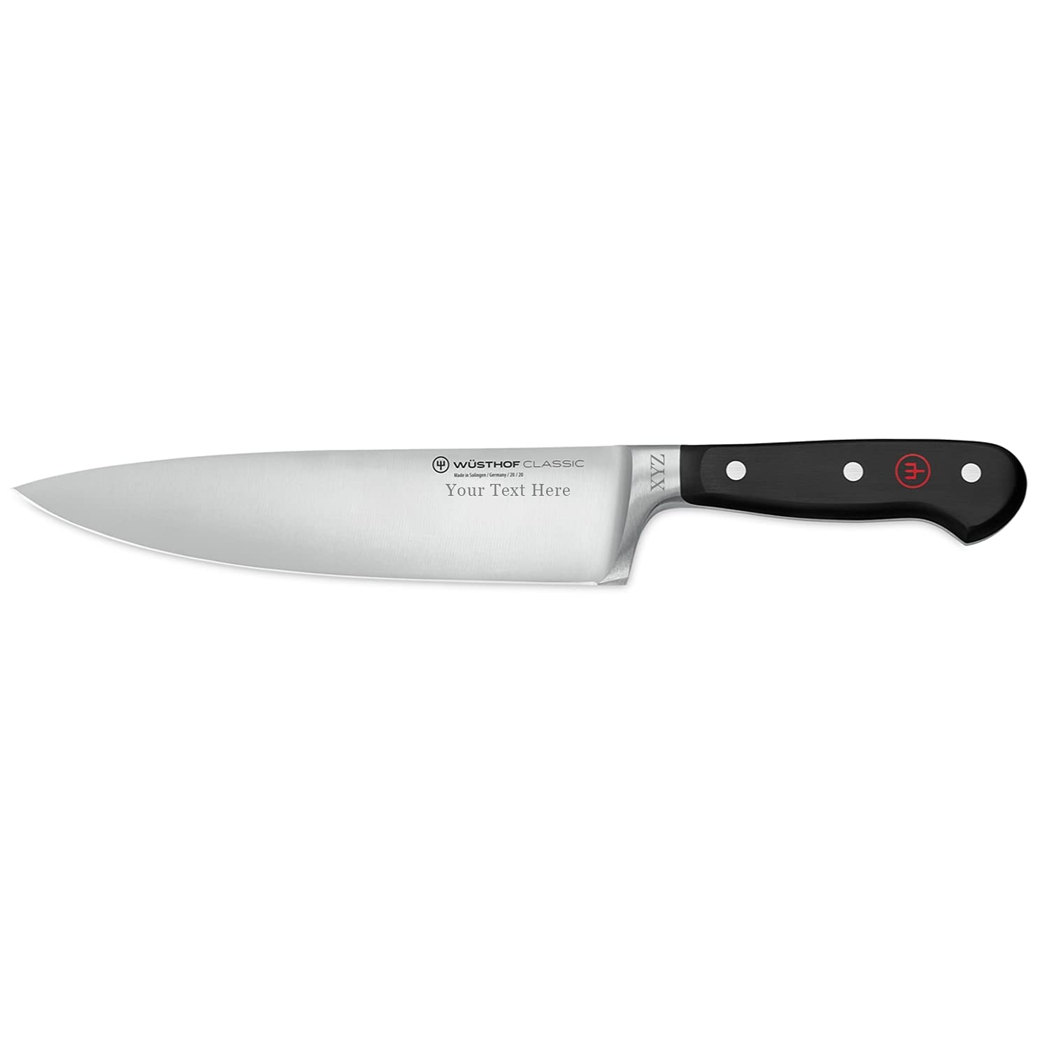 Wusthof Classic Chef's Knife -Various Sizes - Personalized Rotary Engraving Available