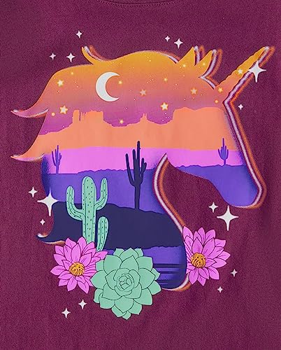 The Children's Place,Short Sleeve Animal Graphic T-Shirt,Small (5/6)