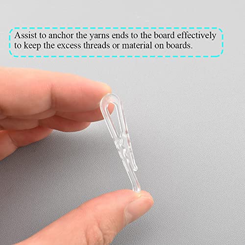 Hao Pro 38mm Length Clear Plastic Alligator Clip Easy Storage Securely Clip Prevent Damage Fabric Flexible Material U Shape Transparent Garment Clips 170 Pieces for Folding Ties Socks Pants Shirts