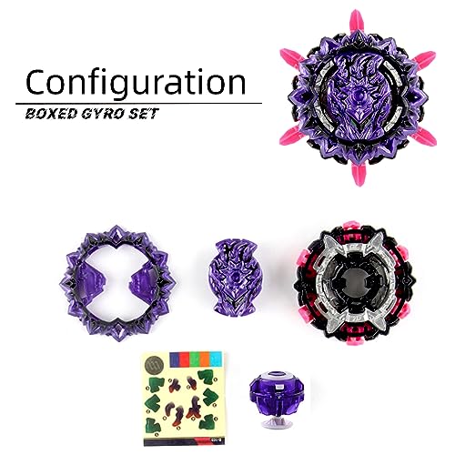 mlywd Bey Battling Tops Burst SuperKing, Bey Launcher and Grip Battle Game Set Right Spin DB Layer System Gyro Toys Set Gifts for Kids Children Boys, B-169