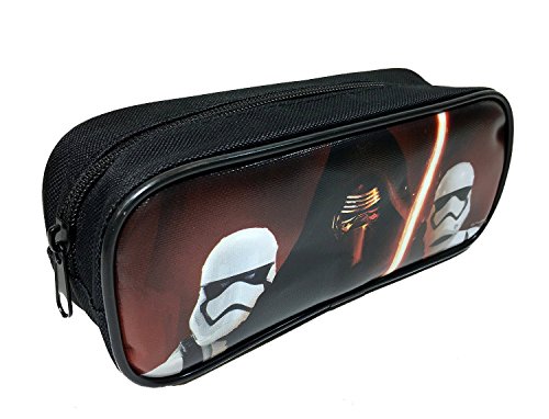 Disney Star Wars "The Force Awaken" Kylos and Storm Trooper Black Pencil Case Pouch Bag