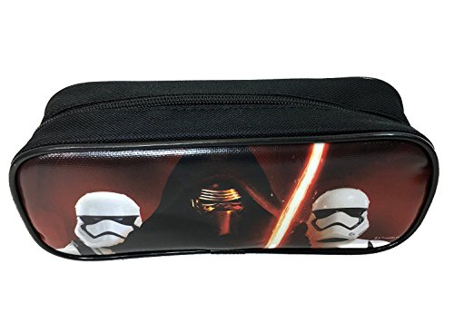 Disney Star Wars "The Force Awaken" Kylos and Storm Trooper Black Pencil Case Pouch Bag