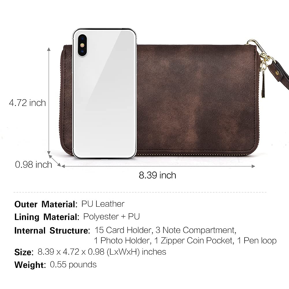 CLUCI Women Backpack Purse Bundles with Women Wallet