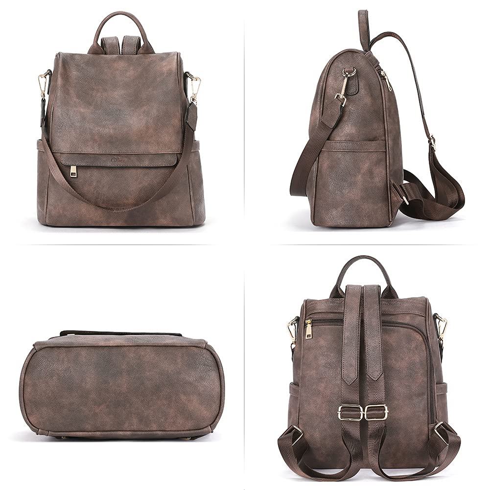 CLUCI Women Backpack Bundle with Women Wallet