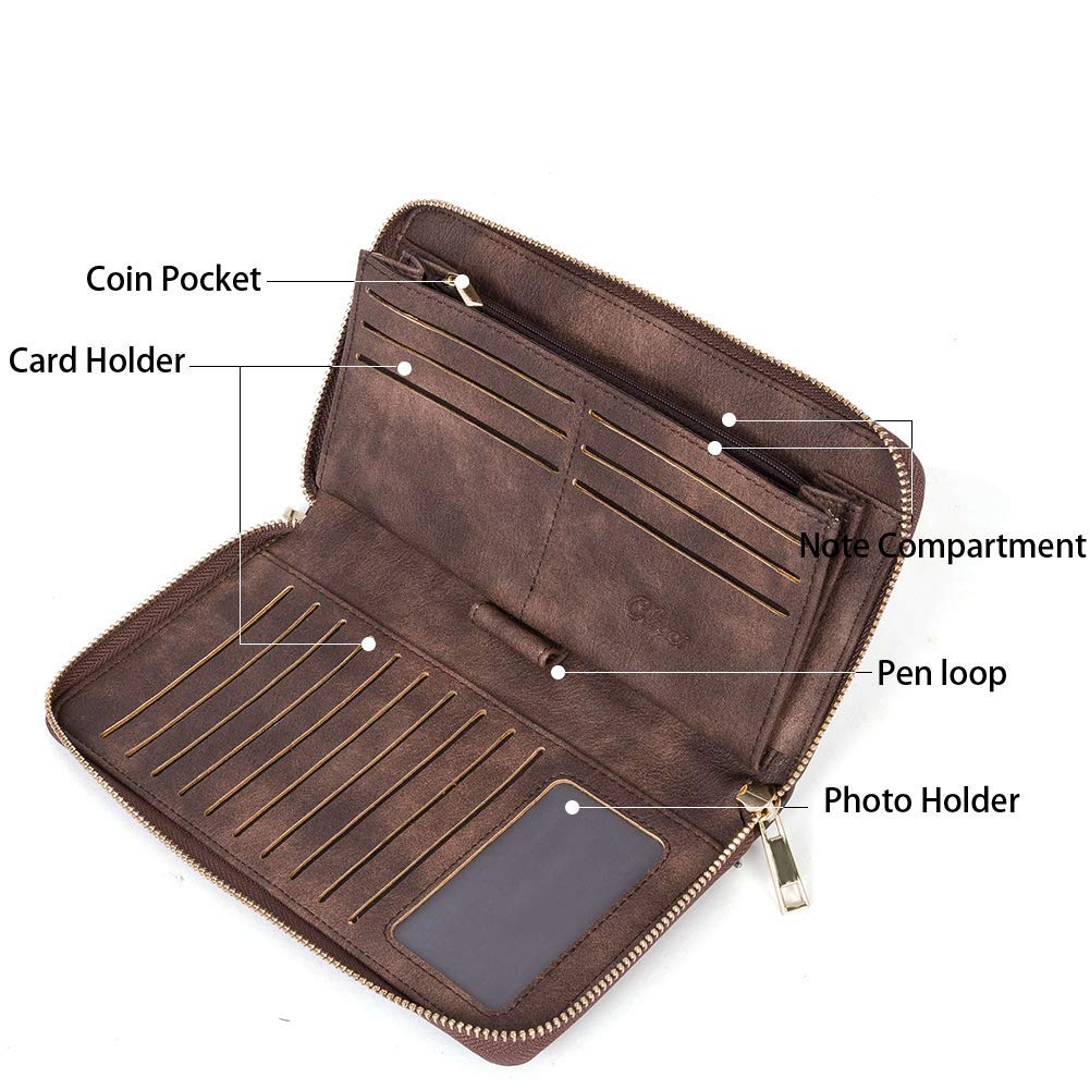 CLUCI Women Backpack Purse Bundles with Women Wallet