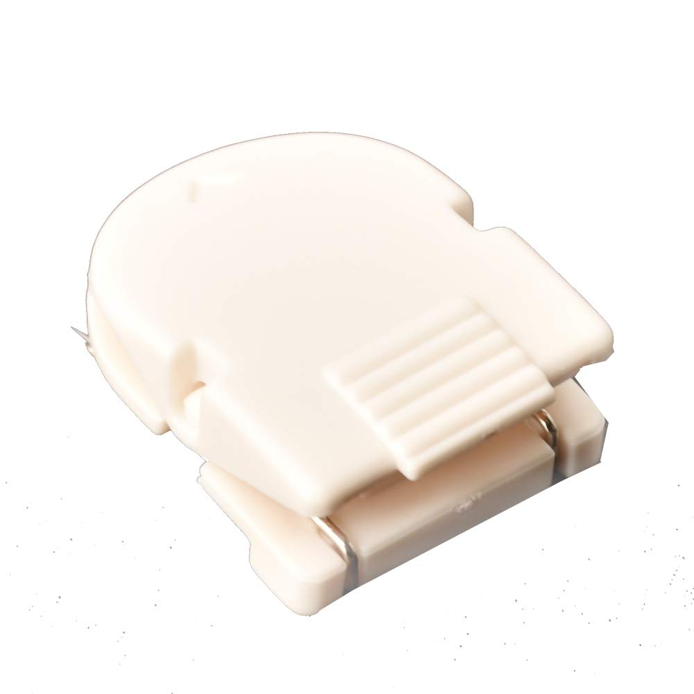 Mike Panel Cubicle Clip for Fabric Panels, Standard Size, 40-Sheet Capacity, Pack of 20, White