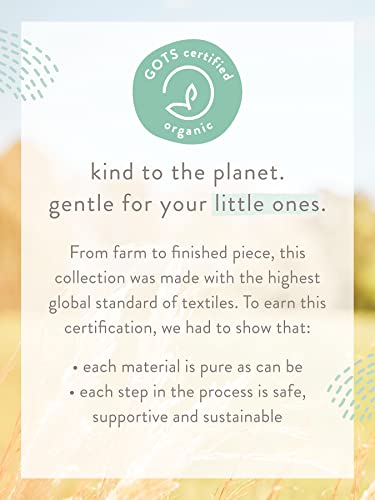 Little Planet By Carter's baby girls Organic Signature Stitch Cardigan, Grey, 9 Months US