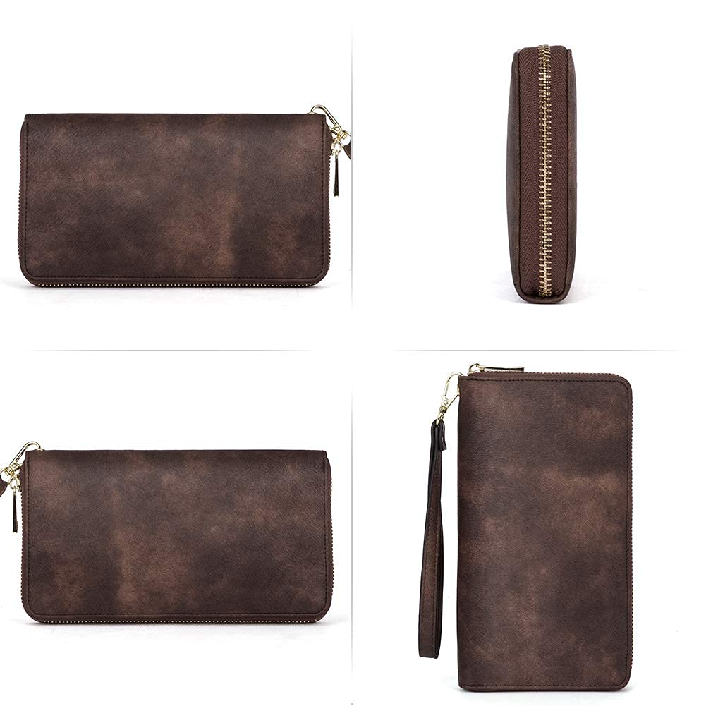 CLUCI Women Backpack Purse Bundles with Women Wallet