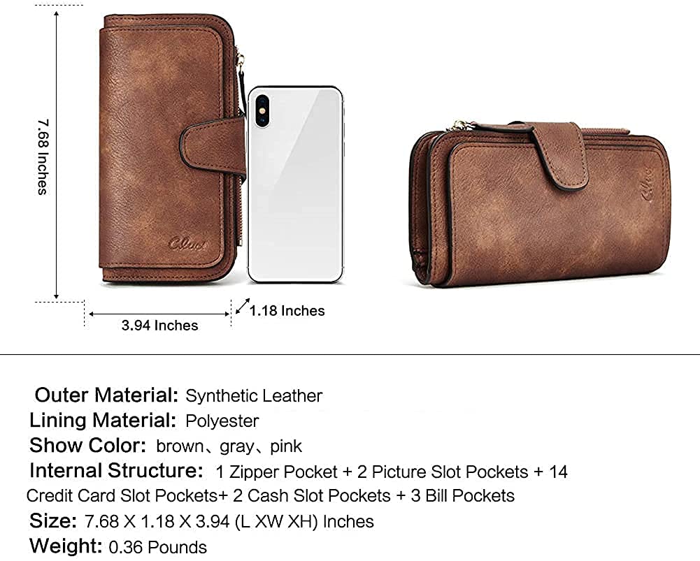 CLUCI Backpack for Women Bundles with Wallet