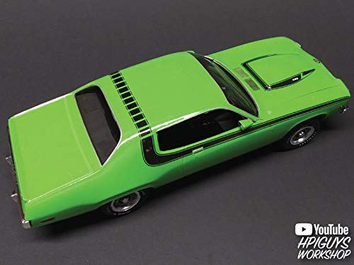 MPC 1974 Plymouth Road Runner - 1/25 Scale Model Car Kit - Buildable Vintage Vehicles for Kids and Adults