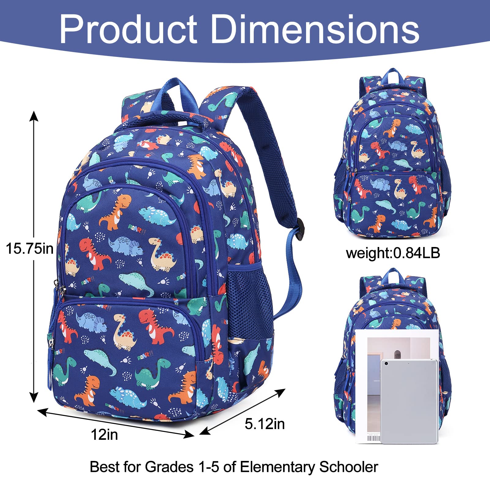 CLUCI Backpack Purse for Women Bundles with Kids Backpack for School Boys&Girls Toddler