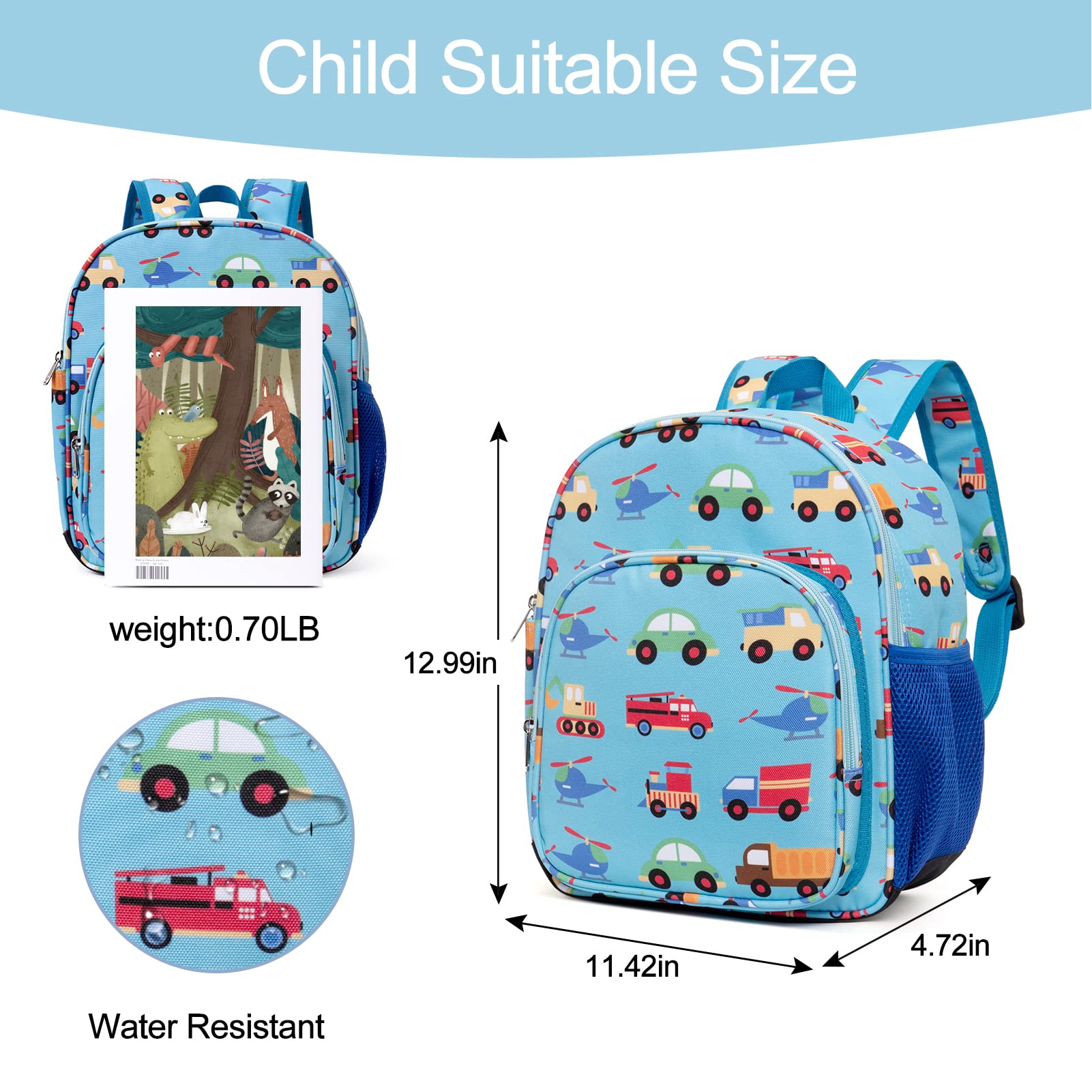 CLUCI Small Backpack Purse for Women Bundles Kids Backpack for Boys Girls