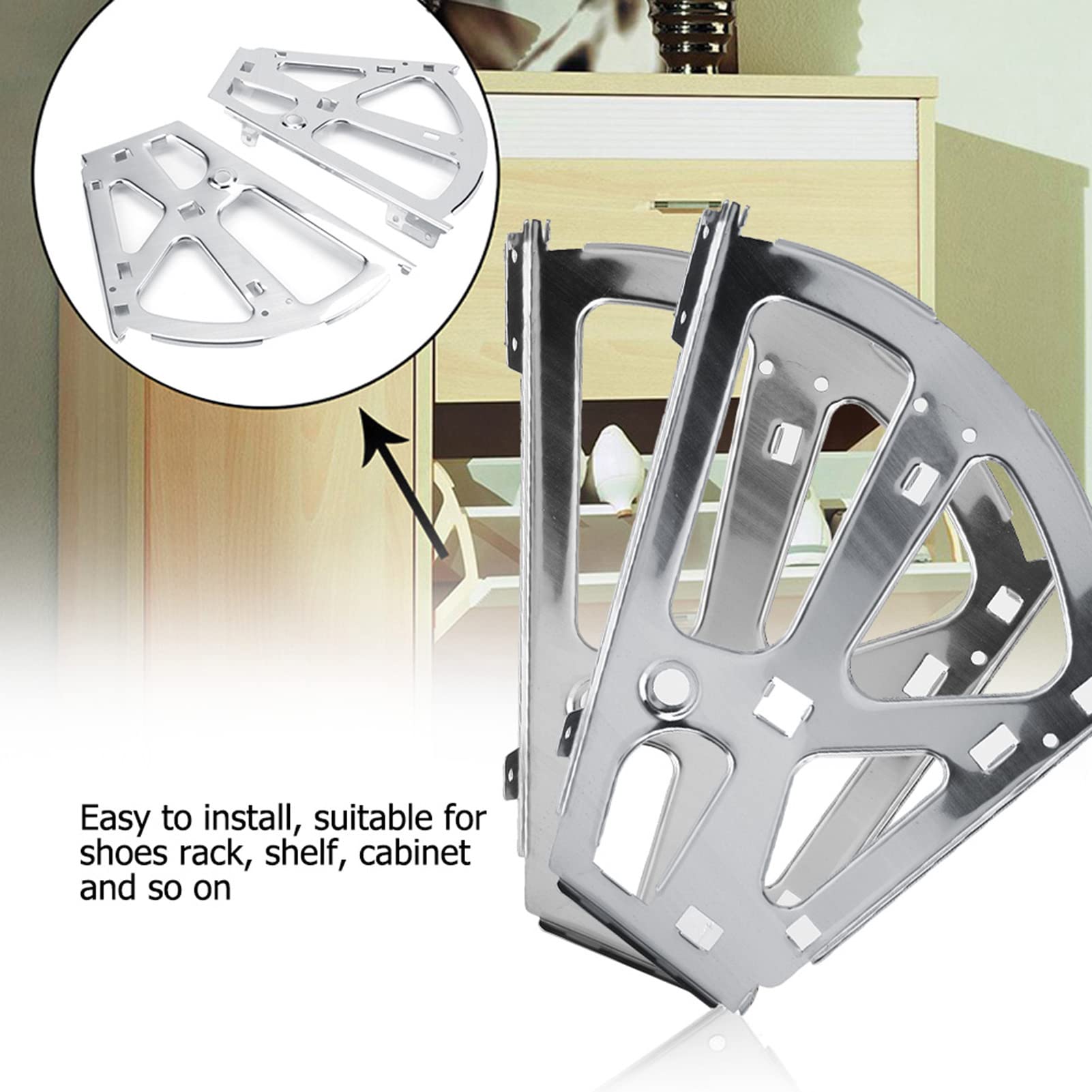 BROLEO Shoe Rack For Door Hanging, Shoe Rack With Doors, Enclosed Shoe Rack, Sturdy Shoe Rack For Doors Wall Shoe Cabinet For Shoes Rack For Shelf (2 Tier)