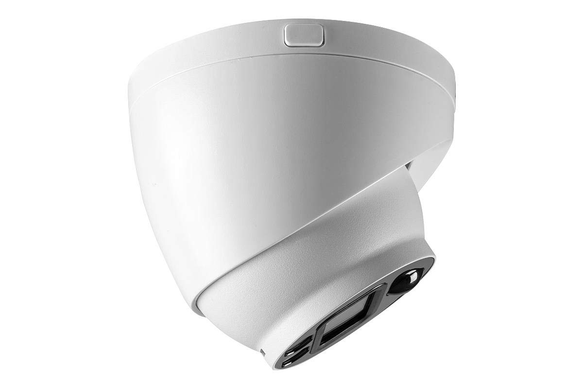 Lorex C241XC Indoor/Outdoor 1080p Analog HD Active Deterrence Dome Security Camera, 120ft Night Vision, 2.8mm, F2.0, IP67, Works with D841, DV900, LHV5100, D241, D231, D441, D861, White