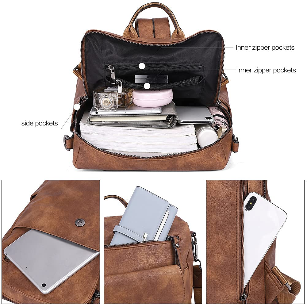 CLUCI Backpack Bundles with Wallet for Women